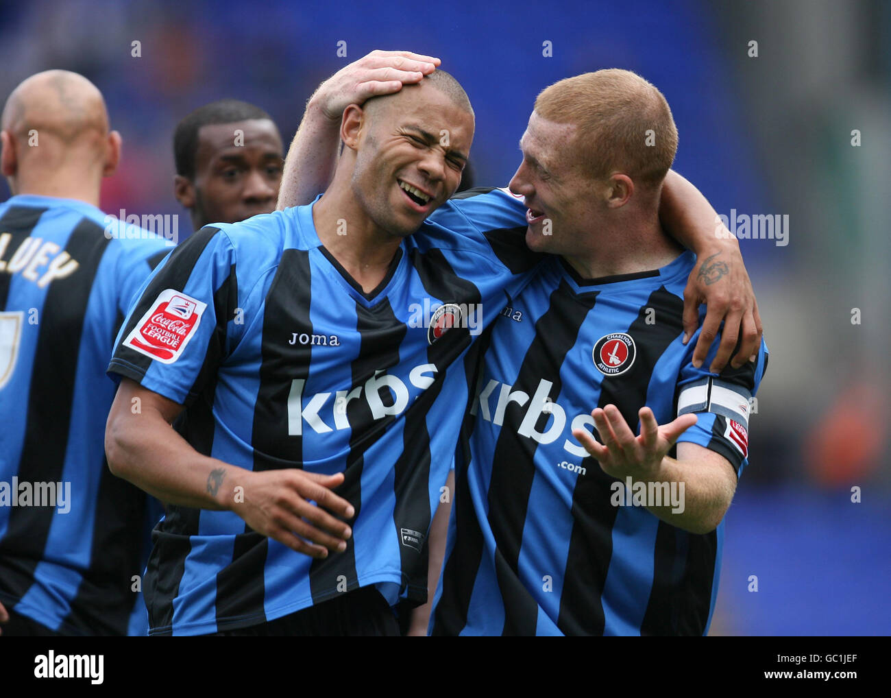 Charlton Athletic's Nicky Bailey celebrates scoring their fourth goal ...