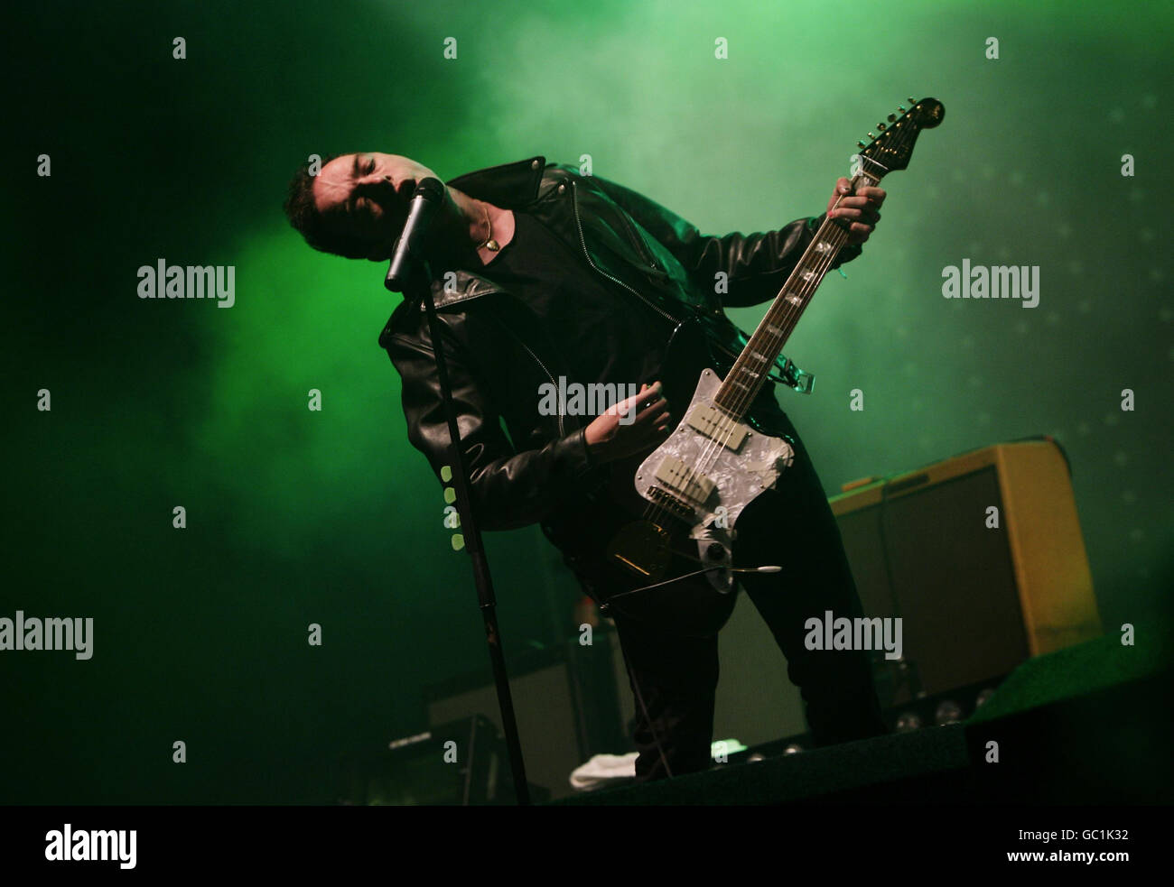 James Allan from Glasvegas performing on the NME / Radio 1 Stage ...