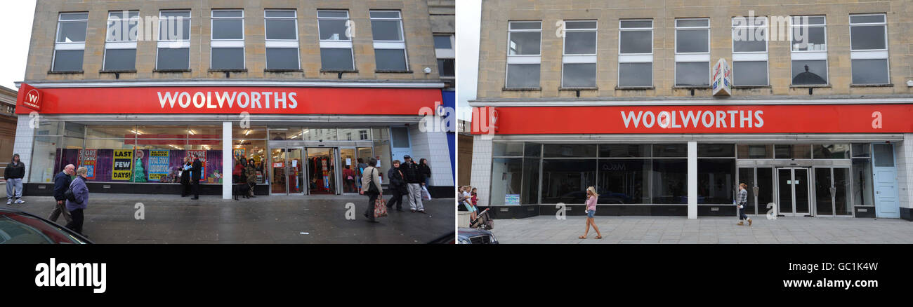 Composite of file photos showing woolworths it closed in stroud hi-res ...