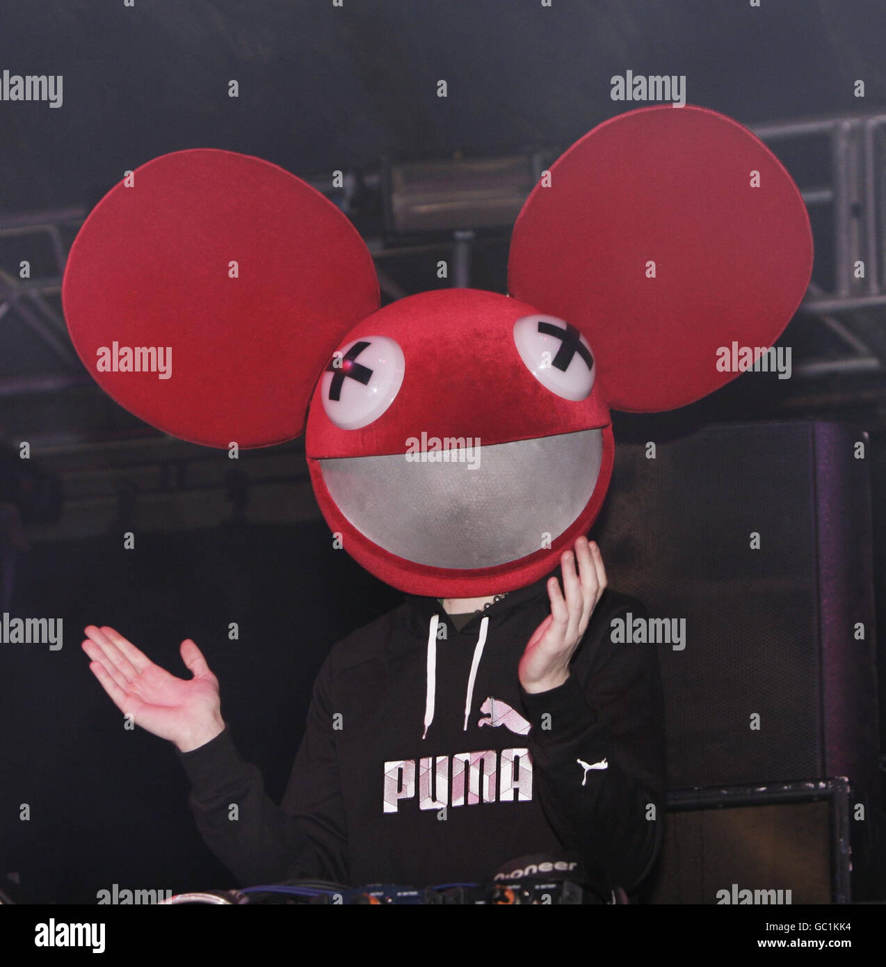 Deadmaus performing on the Dance Stage during the Reading Festival, at ...