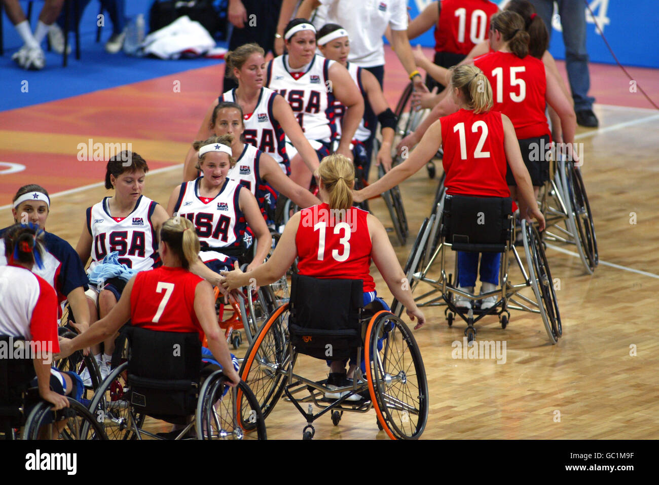 Wheelchair Basketball - Athens Paralympic Games 2004 - Group A - USA v ...