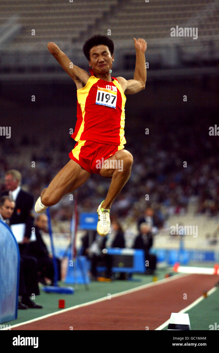 Athletics - Athens Paralympic Games 2004 - Men's F46 Long Jump - Final ...