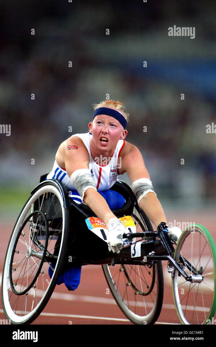 Athletics - Athens Paralympic Games 2004 - Women's T34 100m - Final ...