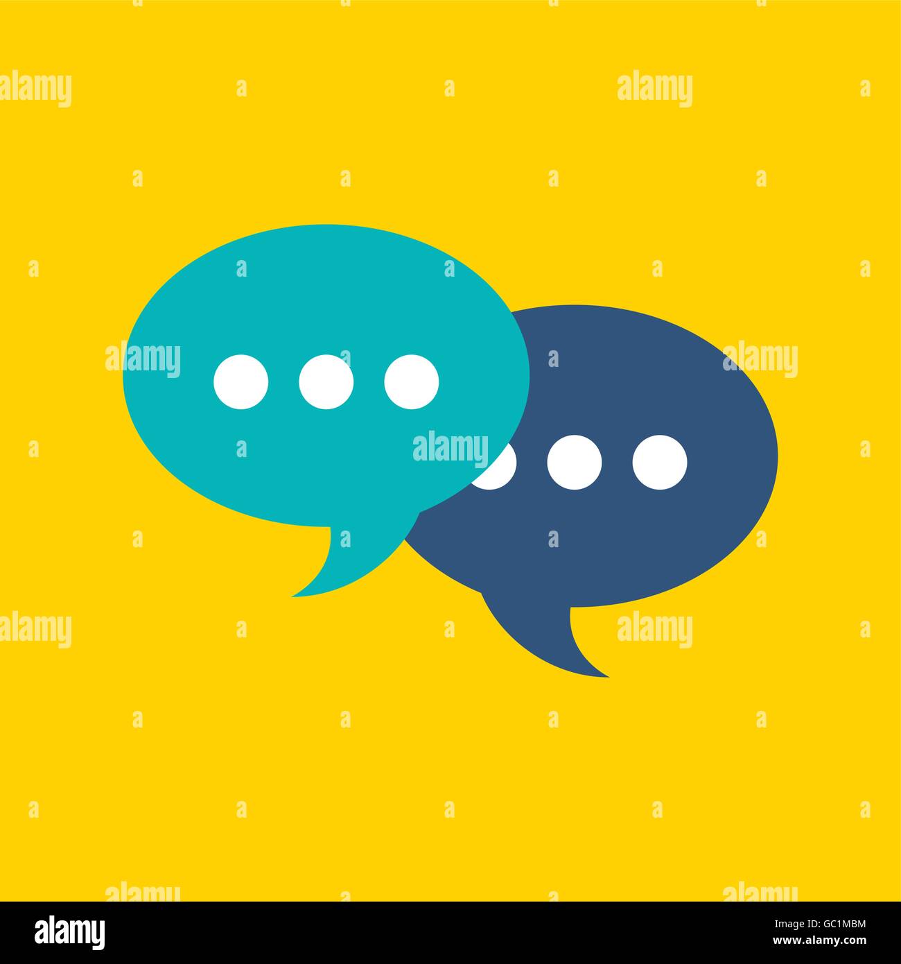 bubble design. Communication concept. Vector graphic Stock Vector Image ...