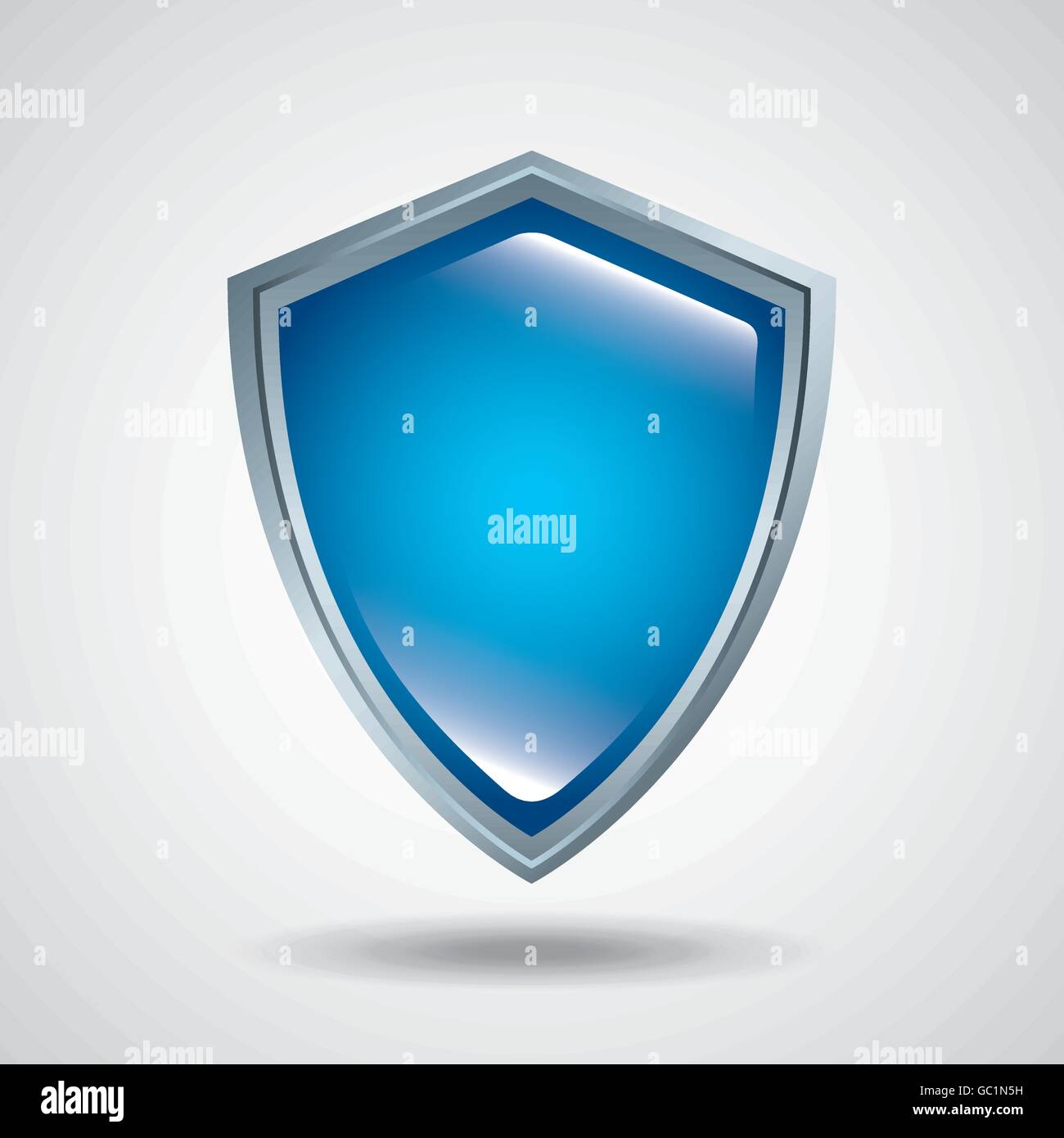 Shield icon. Security system design. Vector graphic Stock Vector Image ...