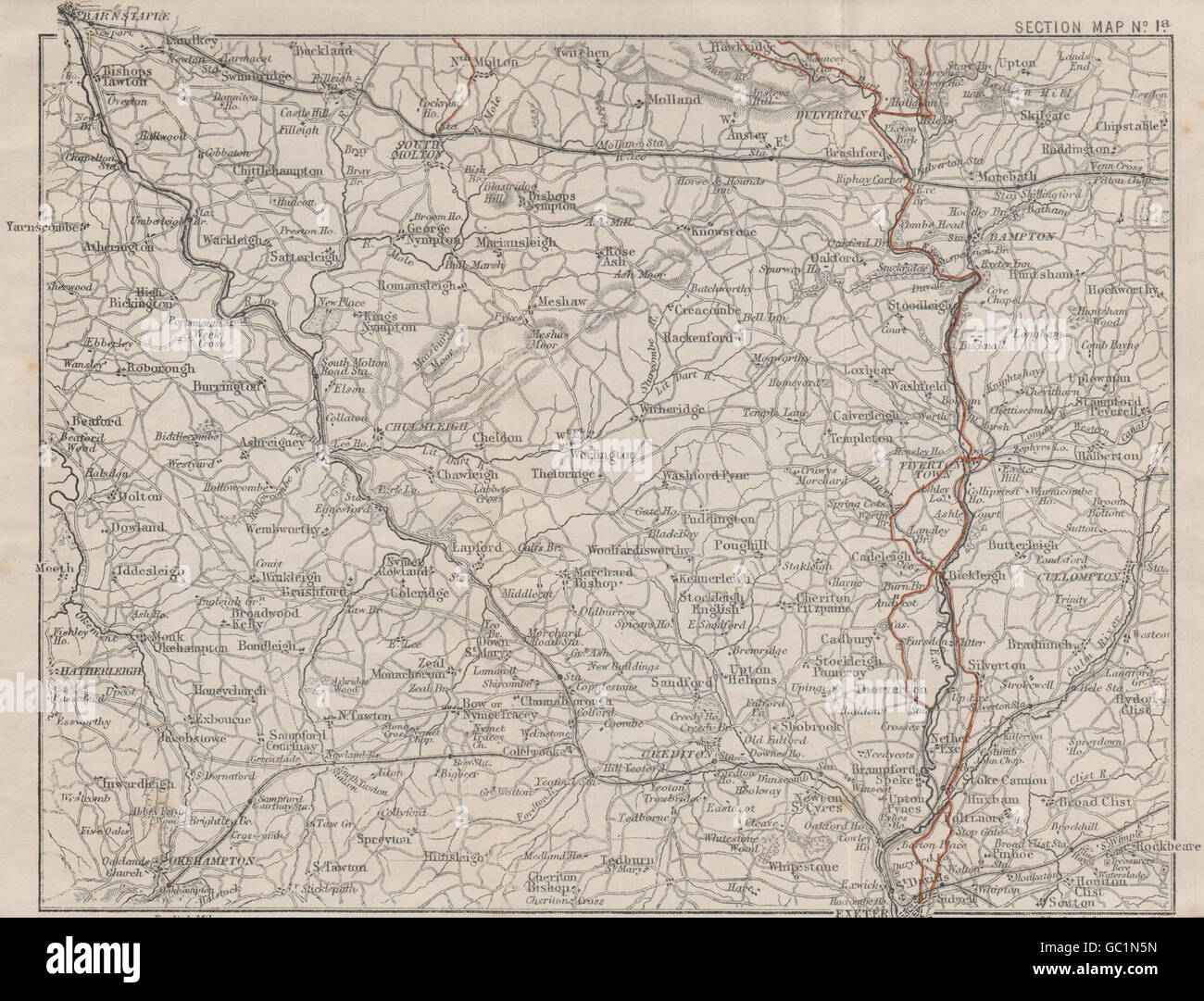 NORTH DEVON. Barnstaple Exeter Tiverton Bampton Crediton South Molton ...