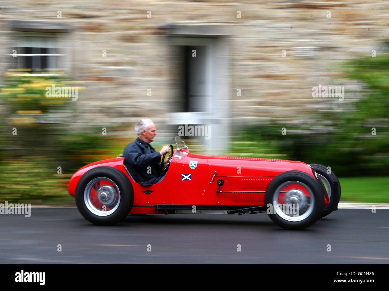 Classic racing cars 1937 Austin 7 special (with driver Steve Smith ...