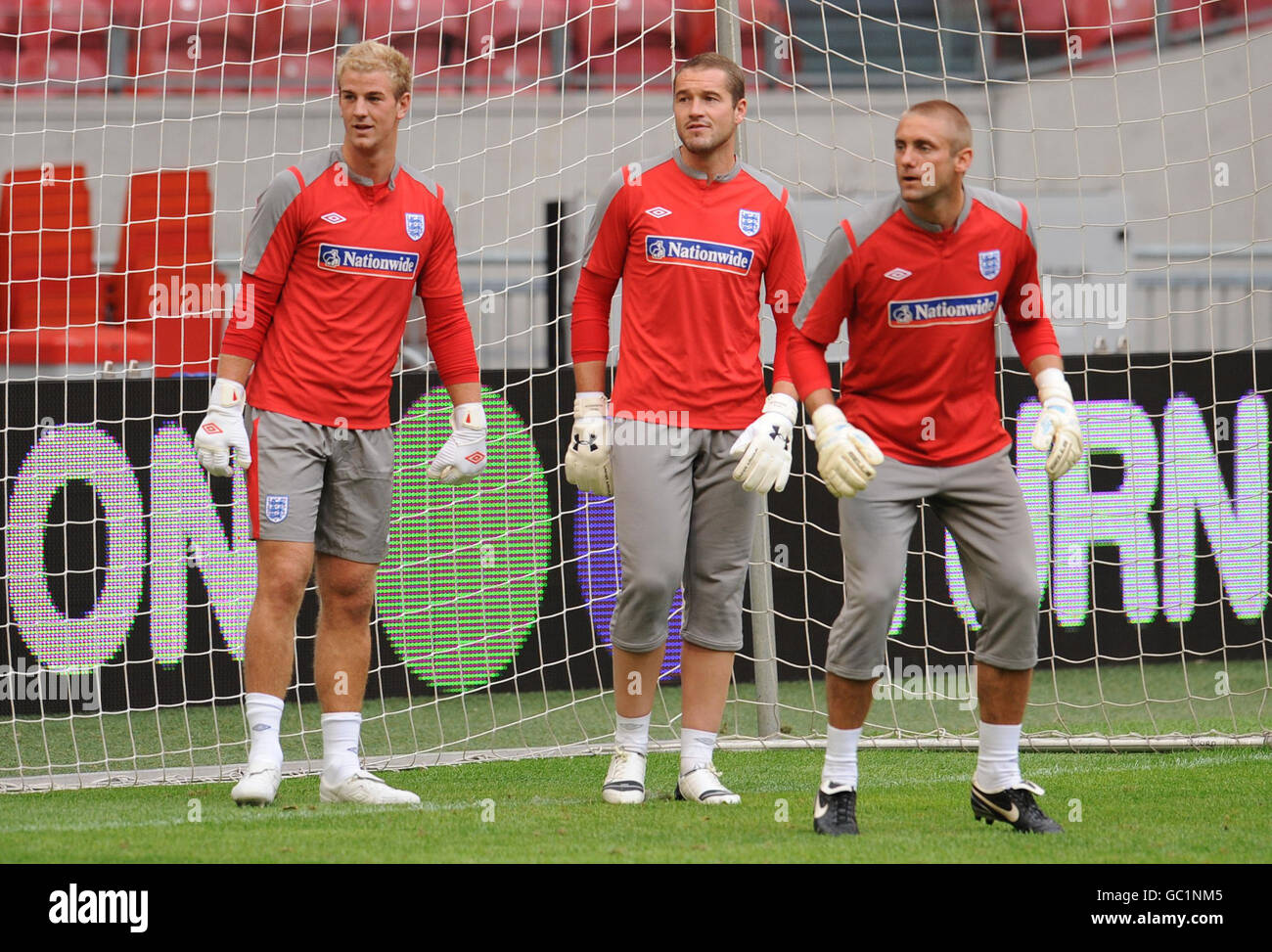 England goalkeepers left to right robert green hi-res stock photography ...