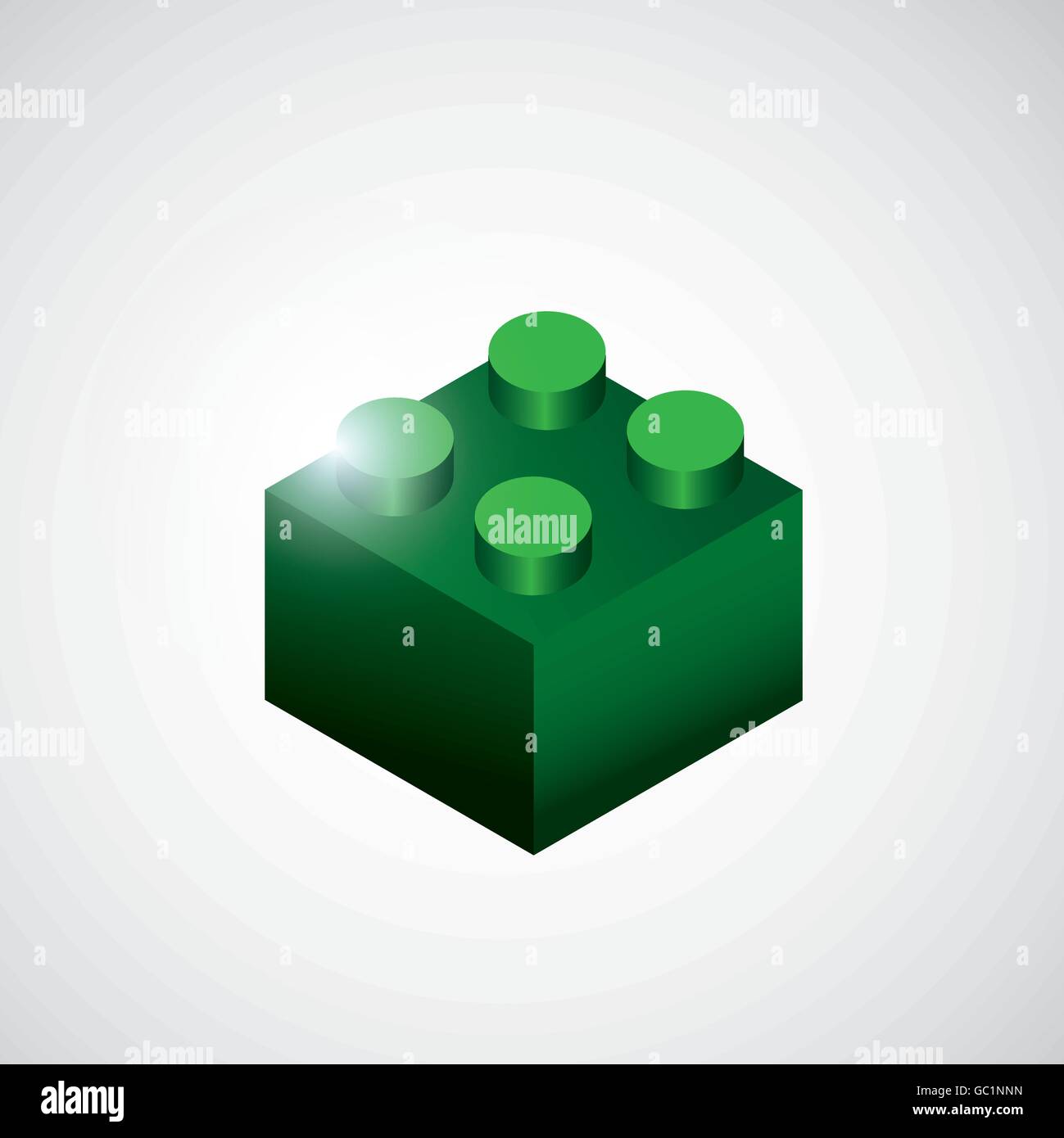 Piece of lego icon. Game design. Vector graphic Stock Vector Image ...