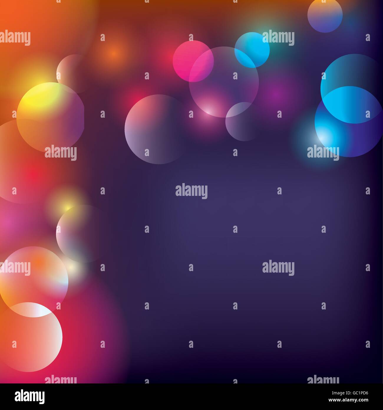 Blurred lights background. Wallpaper design. Vector graphic Stock ...