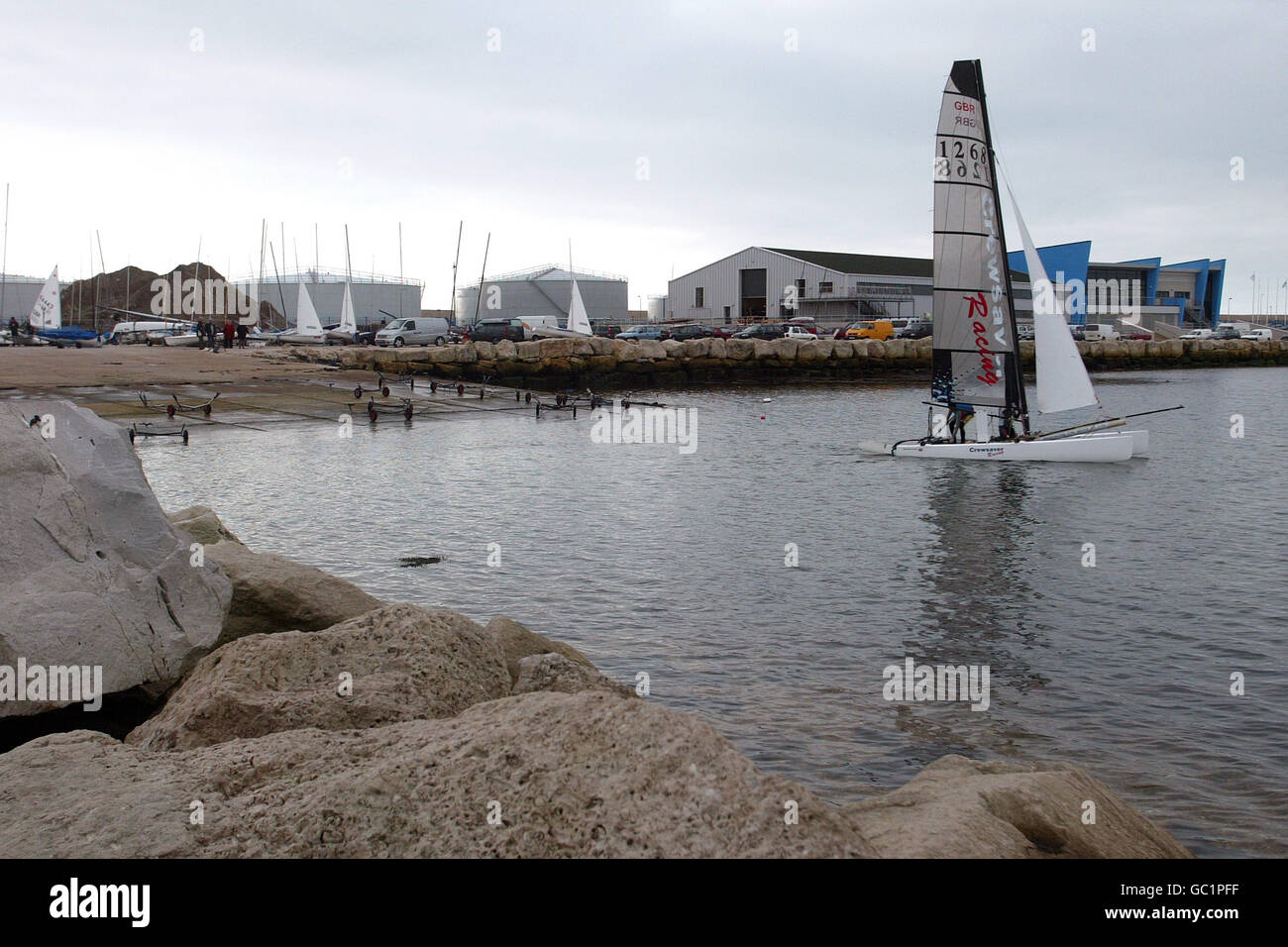 General views of Weymouth and Portland Sailing Academy Stock Photo - Alamy