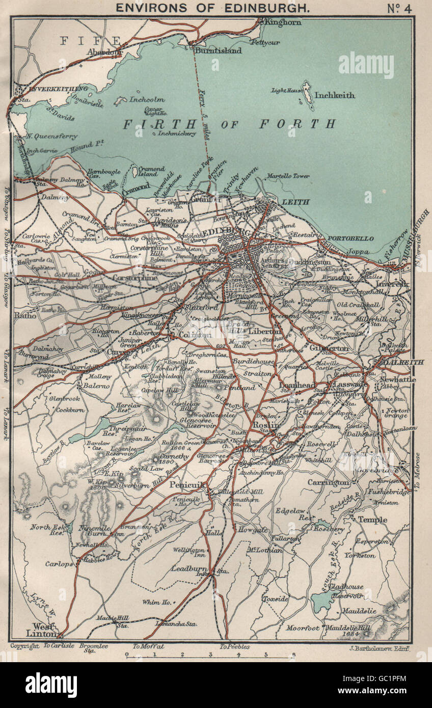 Firth of forth map hi-res stock photography and images - Alamy