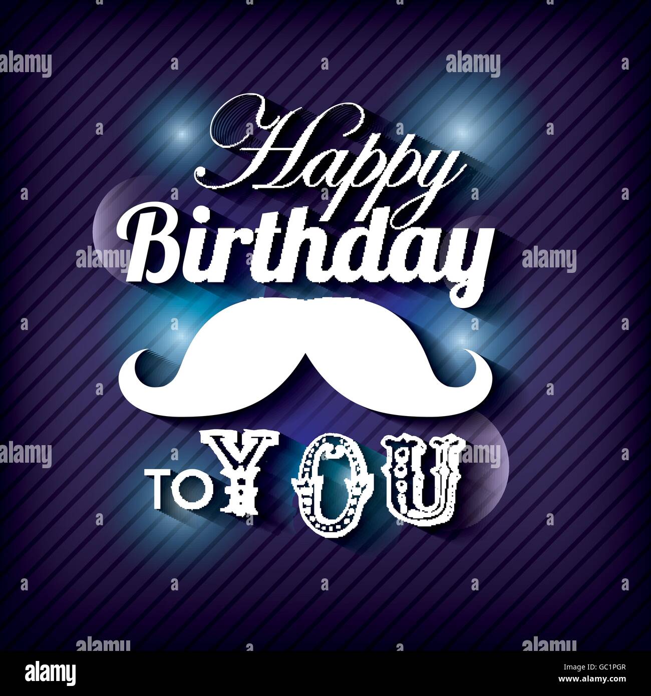 Blurred background. Happy Birthday design. Vector graphic Stock Vector ...