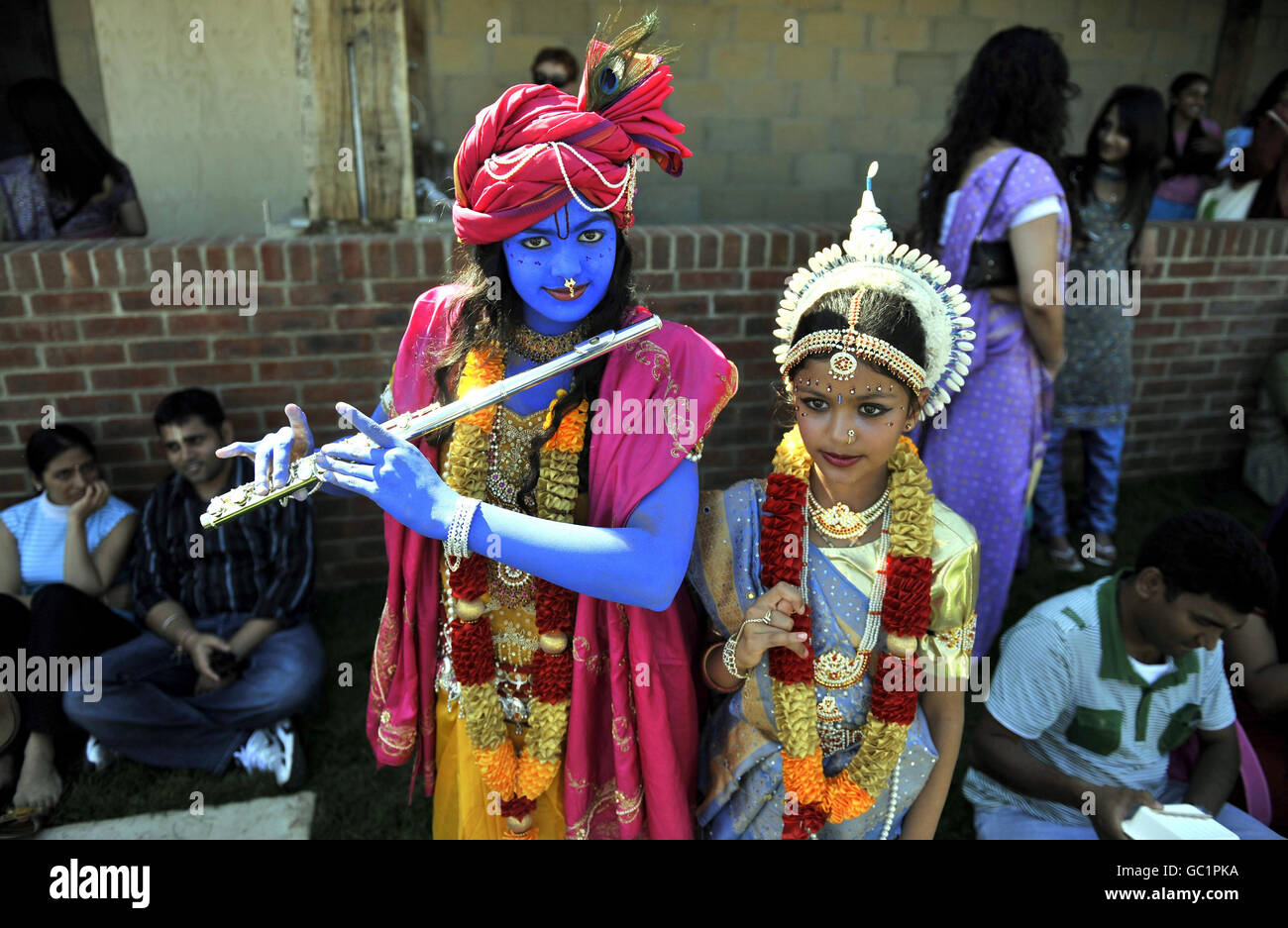 Krishna Festival of Janmashtami Stock Photo - Alamy