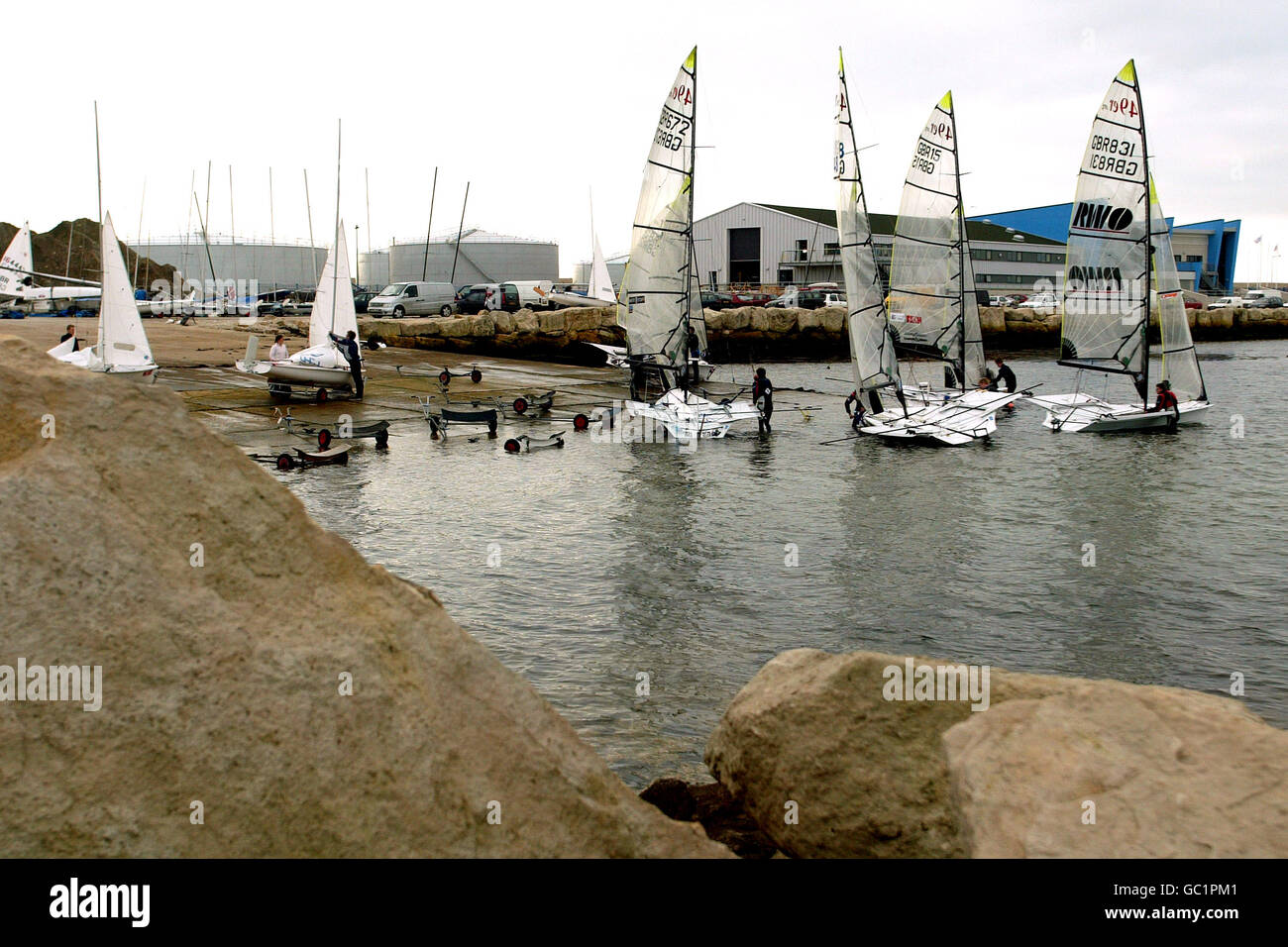 General views of Weymouth and Portland Sailing Academy Stock Photo - Alamy