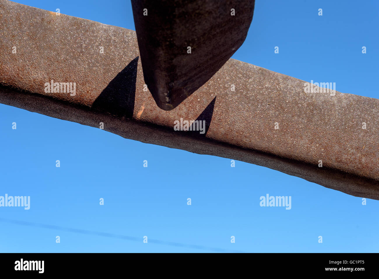 Broken metal pipe hi-res stock photography and images - Alamy