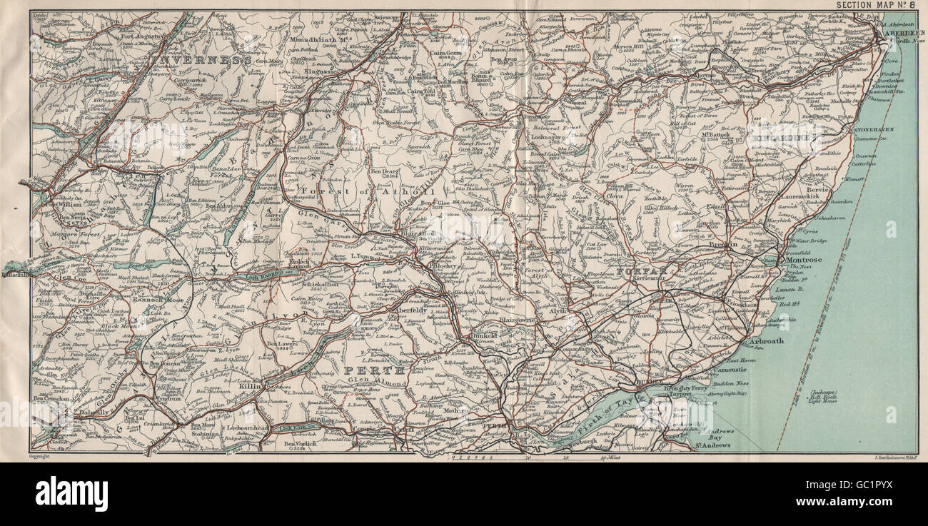Kincardine Map High Resolution Stock Photography and Images - Alamy
