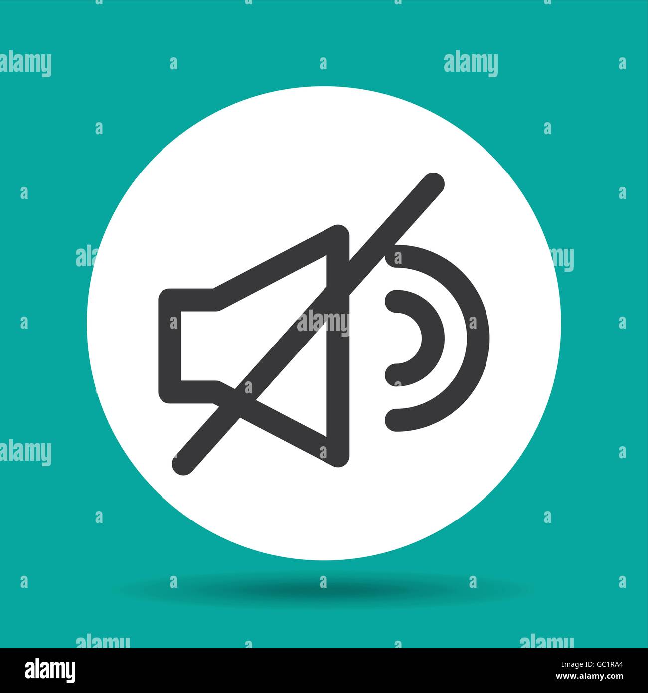 Volume icon. Music and Sound design. Vector graphic Stock Vector Image ...