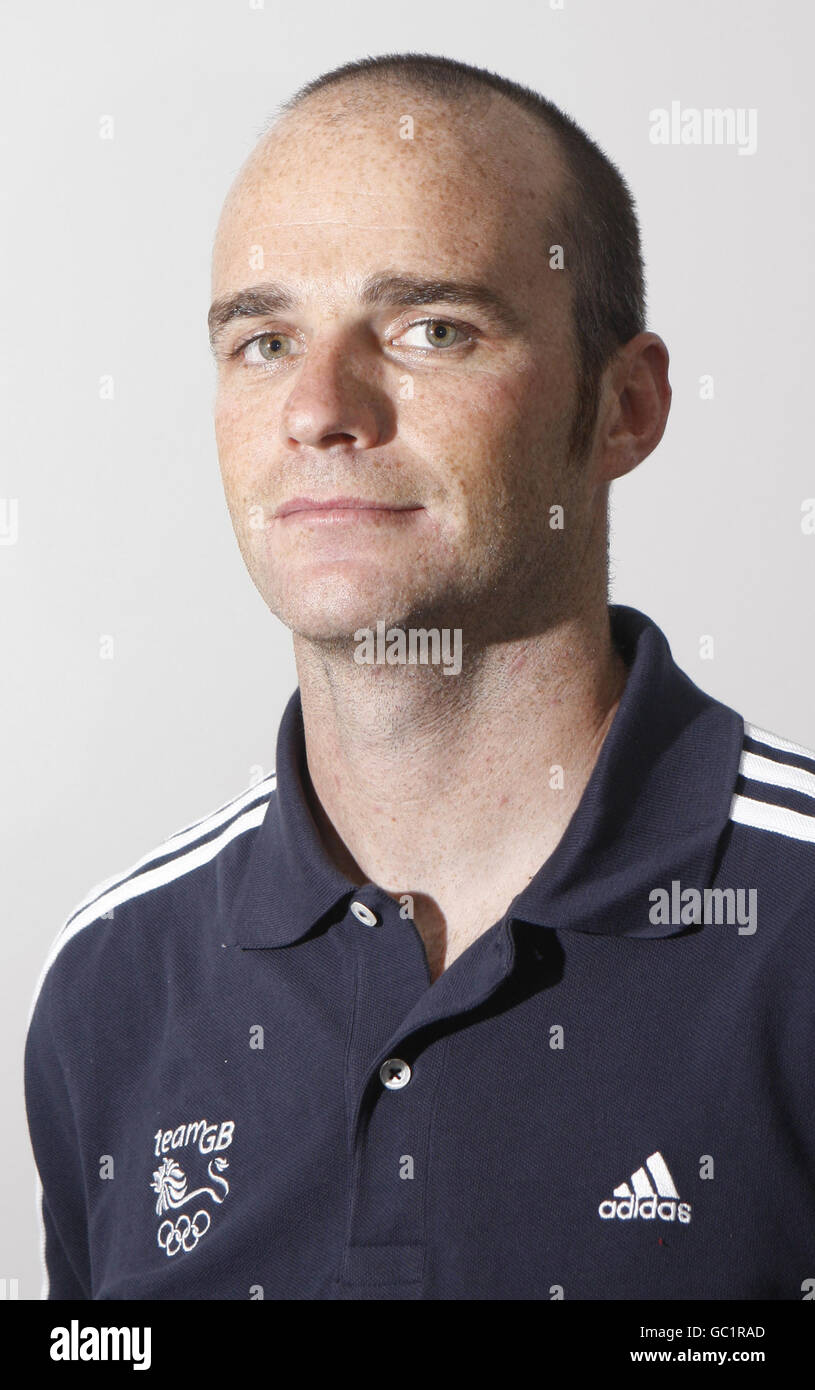 Mike Pilarski (Alpine Skiing) during the photocall at the Snow Centre ...