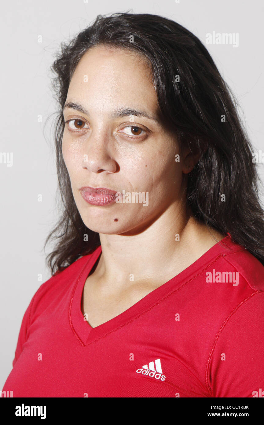 Jackie gunn bobsleigh during the photocall at the snow centre hi-res ...