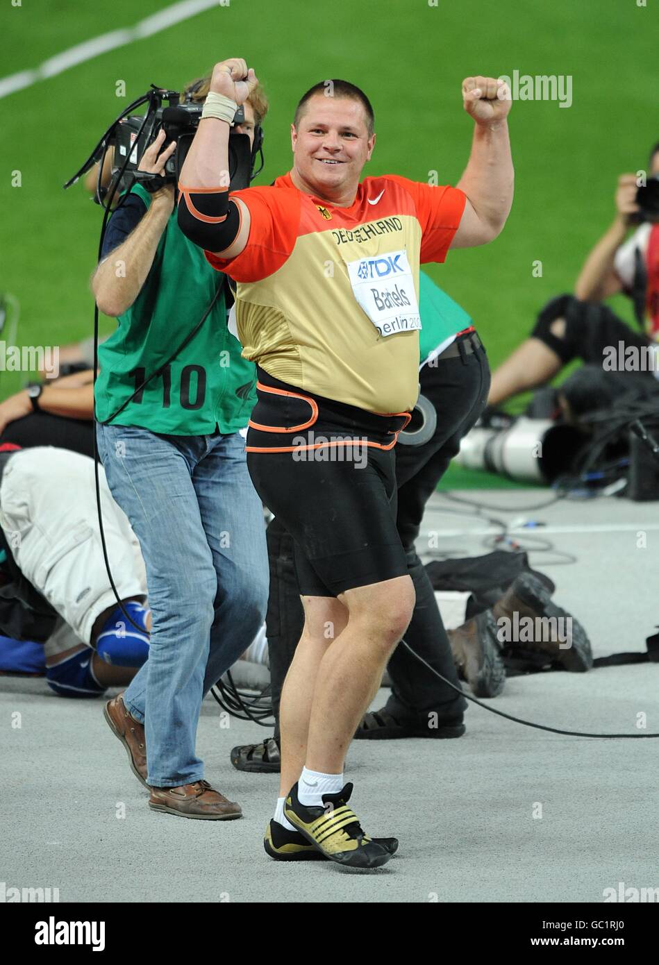Germany's Ralf Bartels in action during the Men's Shot put Stock Photo ...