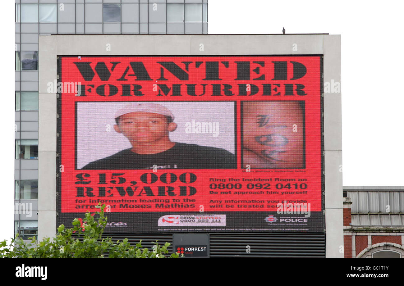 Murderer wanted poster hi-res stock photography and images - Alamy