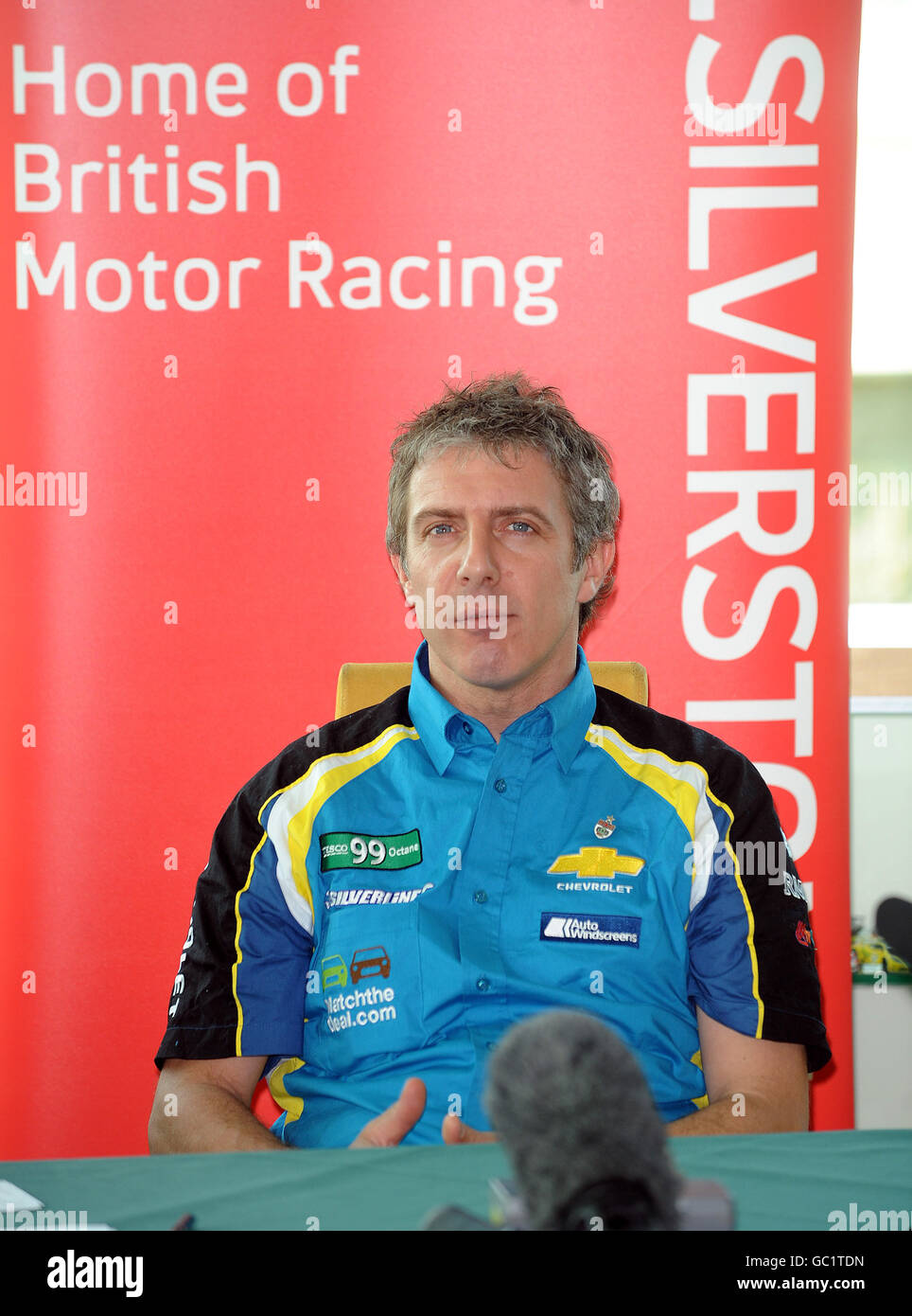 British Touring Car racing driver, Jason Plato from Racing Silverline ...