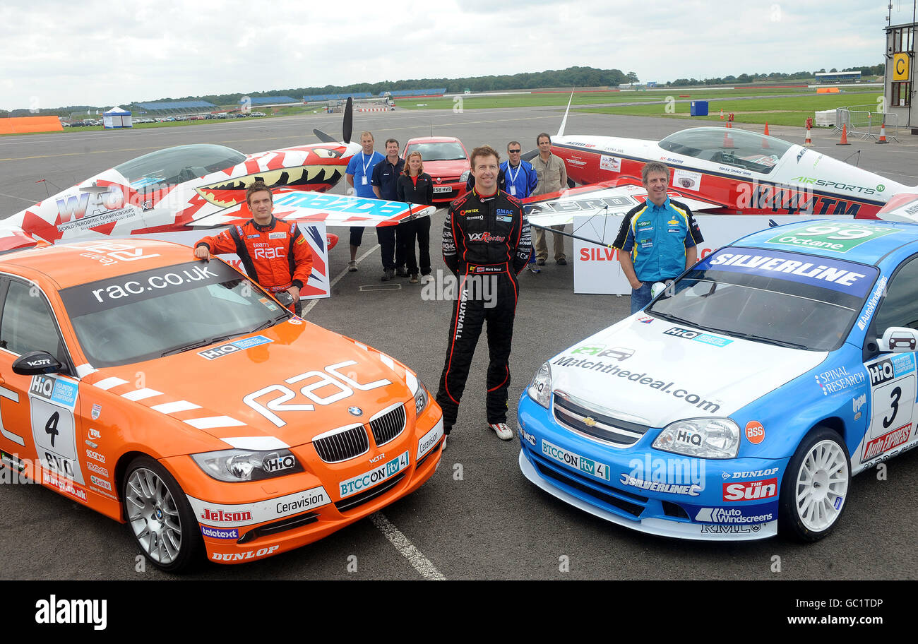 British Touring Car racing drivers (from left to right) Colin ...