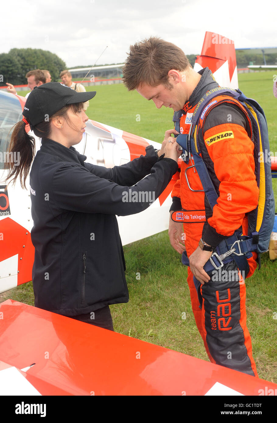 British touring car and world aerobatics stunt day silverstone hi-res ...