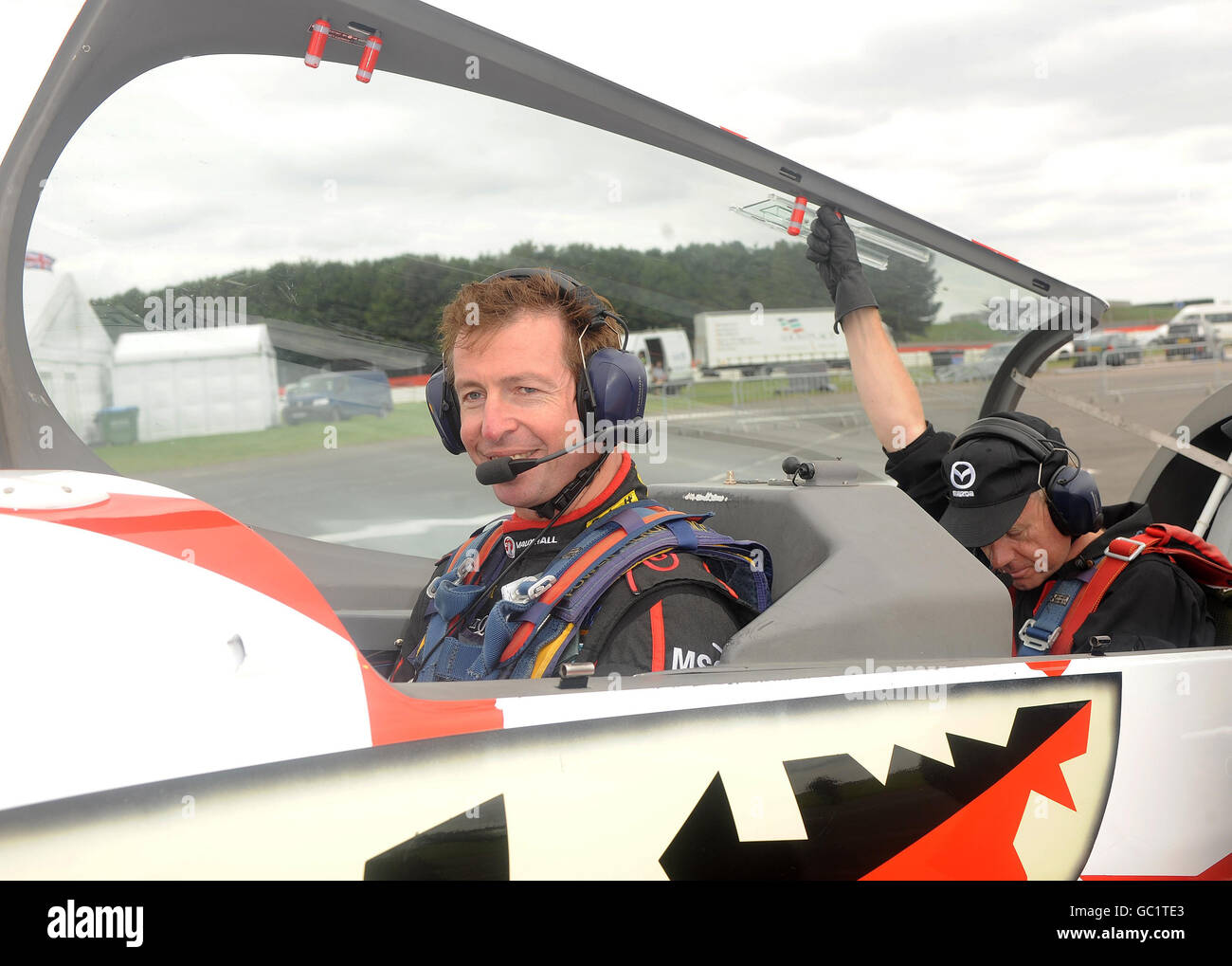 British Touring Car racing driver, Matt Neal from VX RAcing, prepares ...