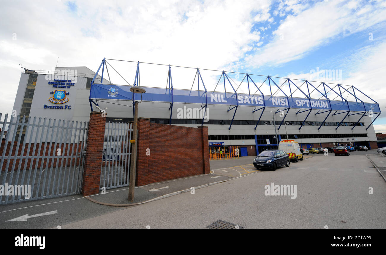 Goodison park stadium view hi-res stock photography and images - Alamy