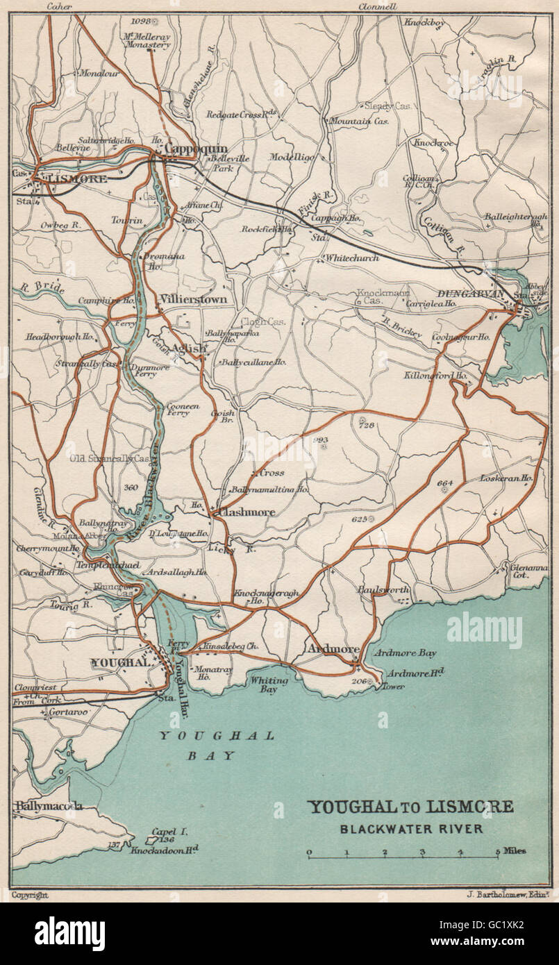 Map of ireland river hi-res stock photography and images - Alamy