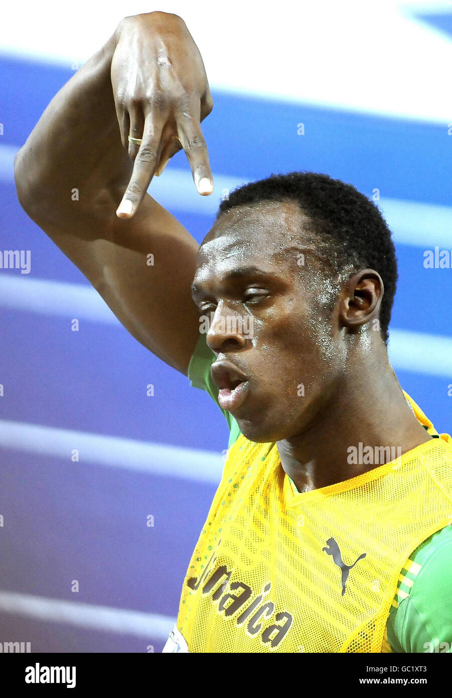 Usain Bolt Gesture High Resolution Stock Photography and Images - Alamy