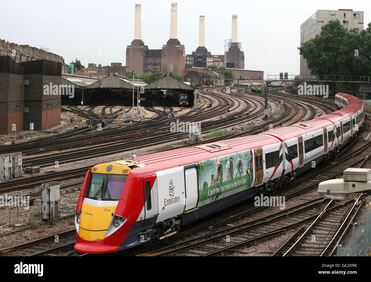 Note to eds: Battersea Power station has changed a lot since this ...
