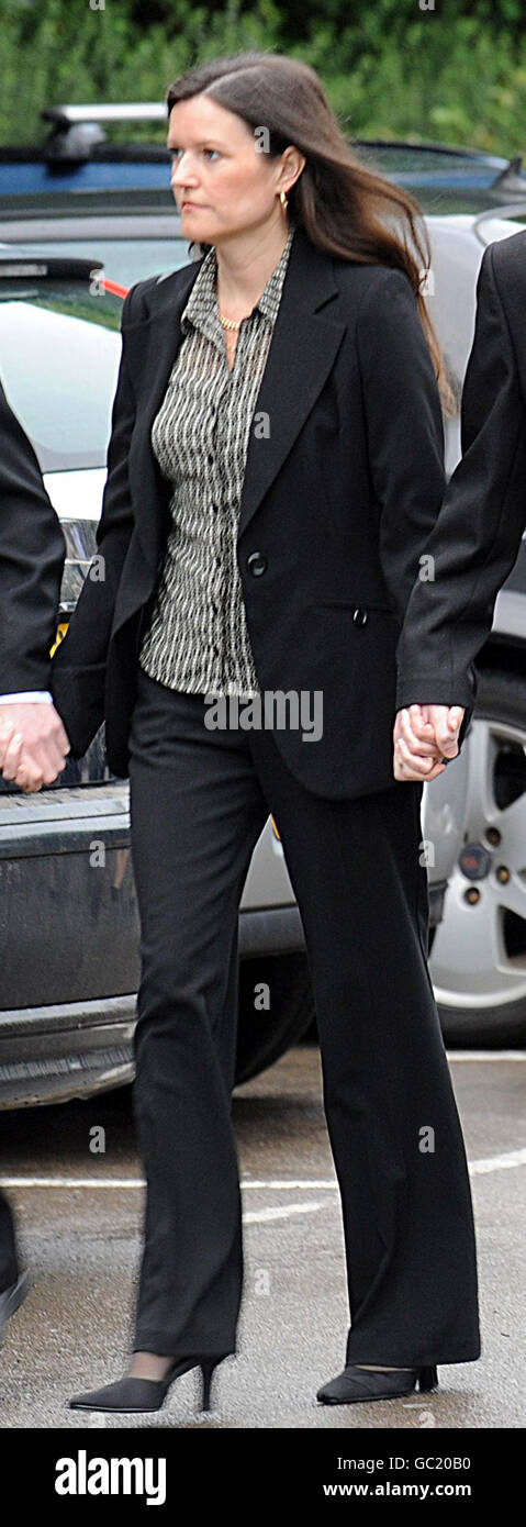 Debra Monk, wife of Kingsley Monk arrives at Newport Crown Court for ...