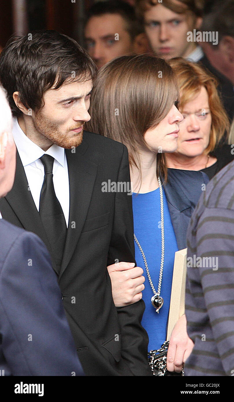 Mourners including Dyaln Creane and Laura Mackey at the funeral of ...