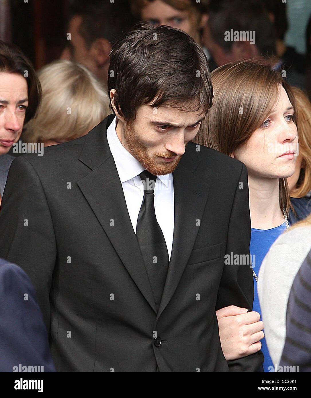 Mourners including dyaln laura funeral sebastian in bray hi-res stock ...