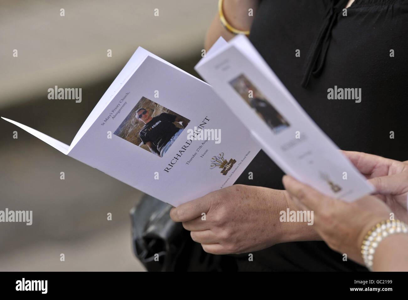 Private richard hunt funeral hi-res stock photography and images - Alamy