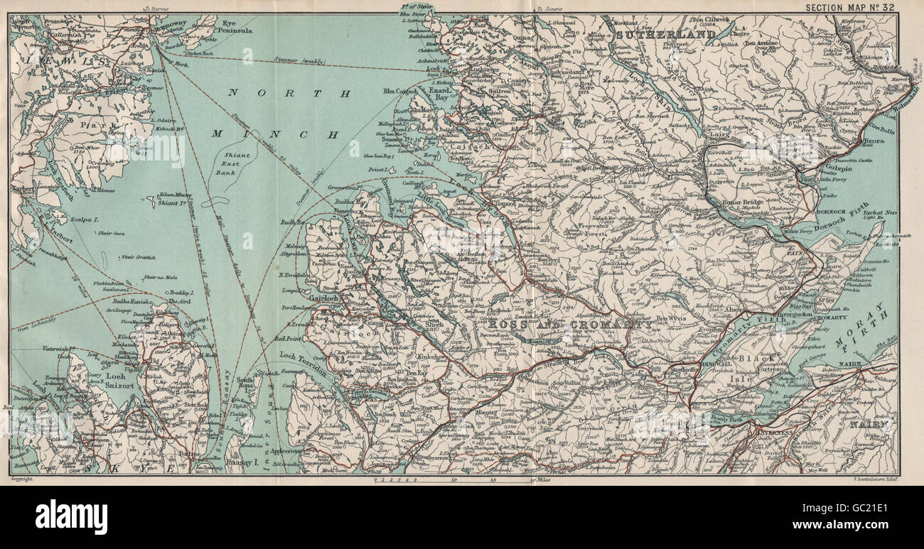 SCOTTISH HIGHLANDS & ISLANDS. Ross & Cromarty Sutherland North Minch ...