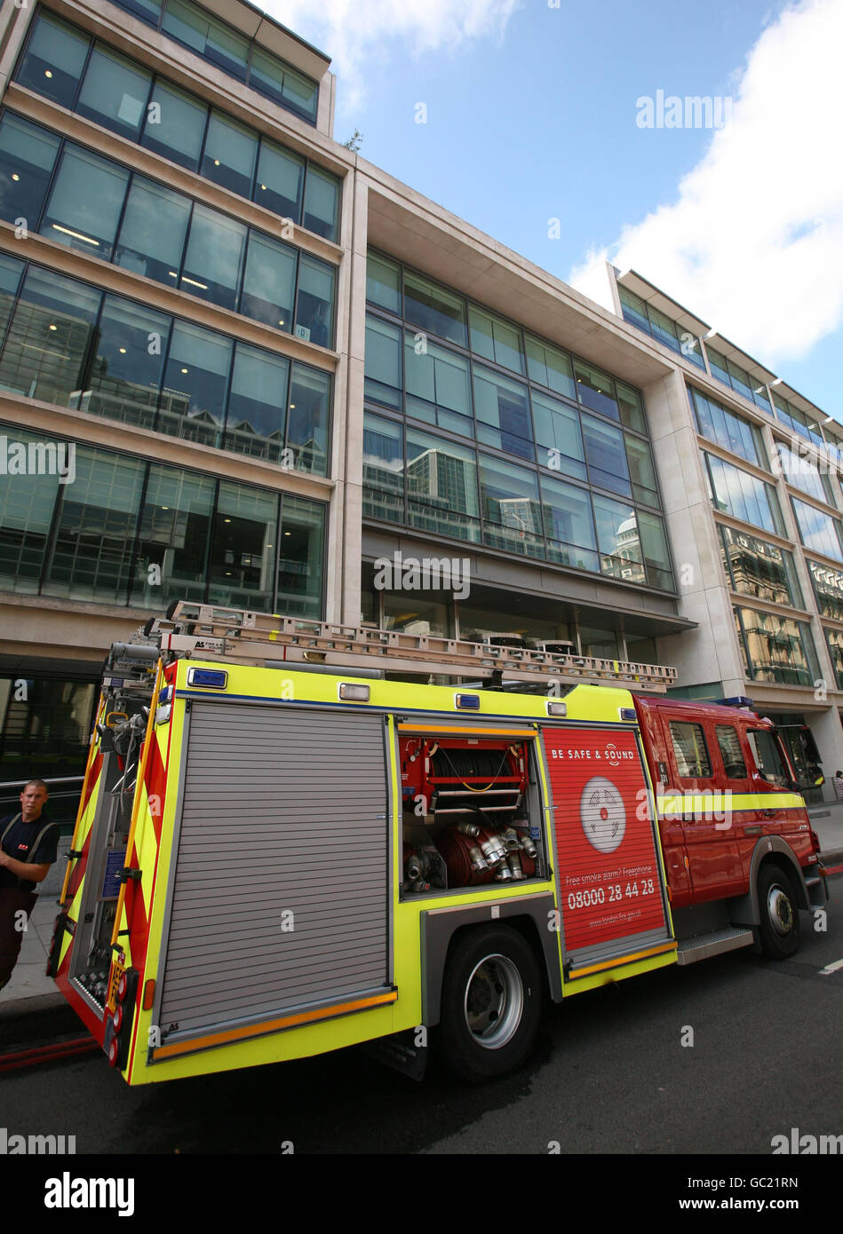 Google roof patio fire Stock Photo - Alamy