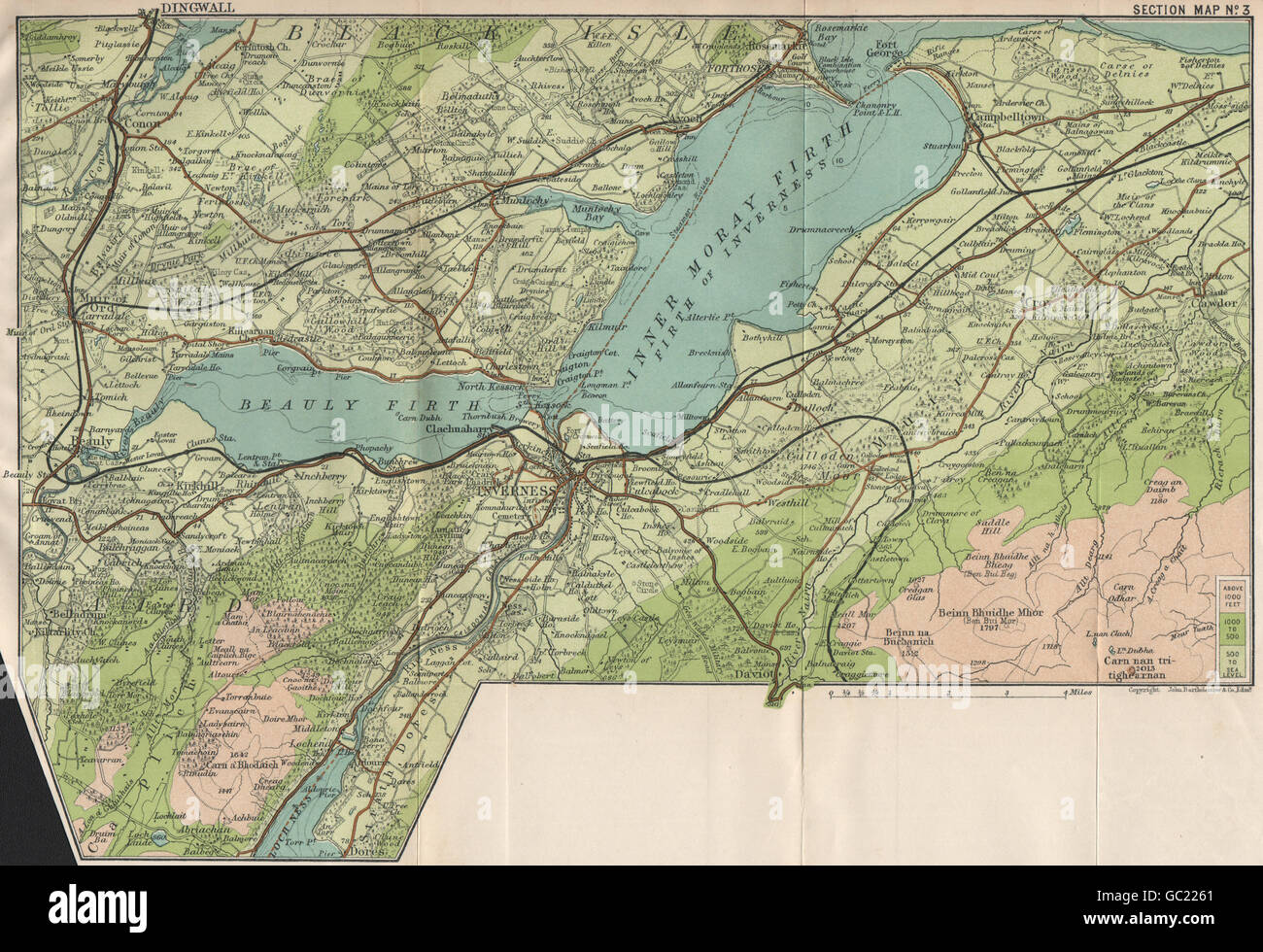 Map of dingwall hi-res stock photography and images - Alamy