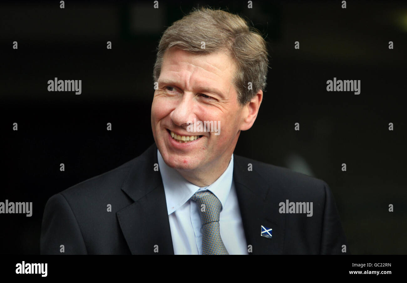 Justice Secretary Kenny MacAskill during a visit to Baird Street police ...