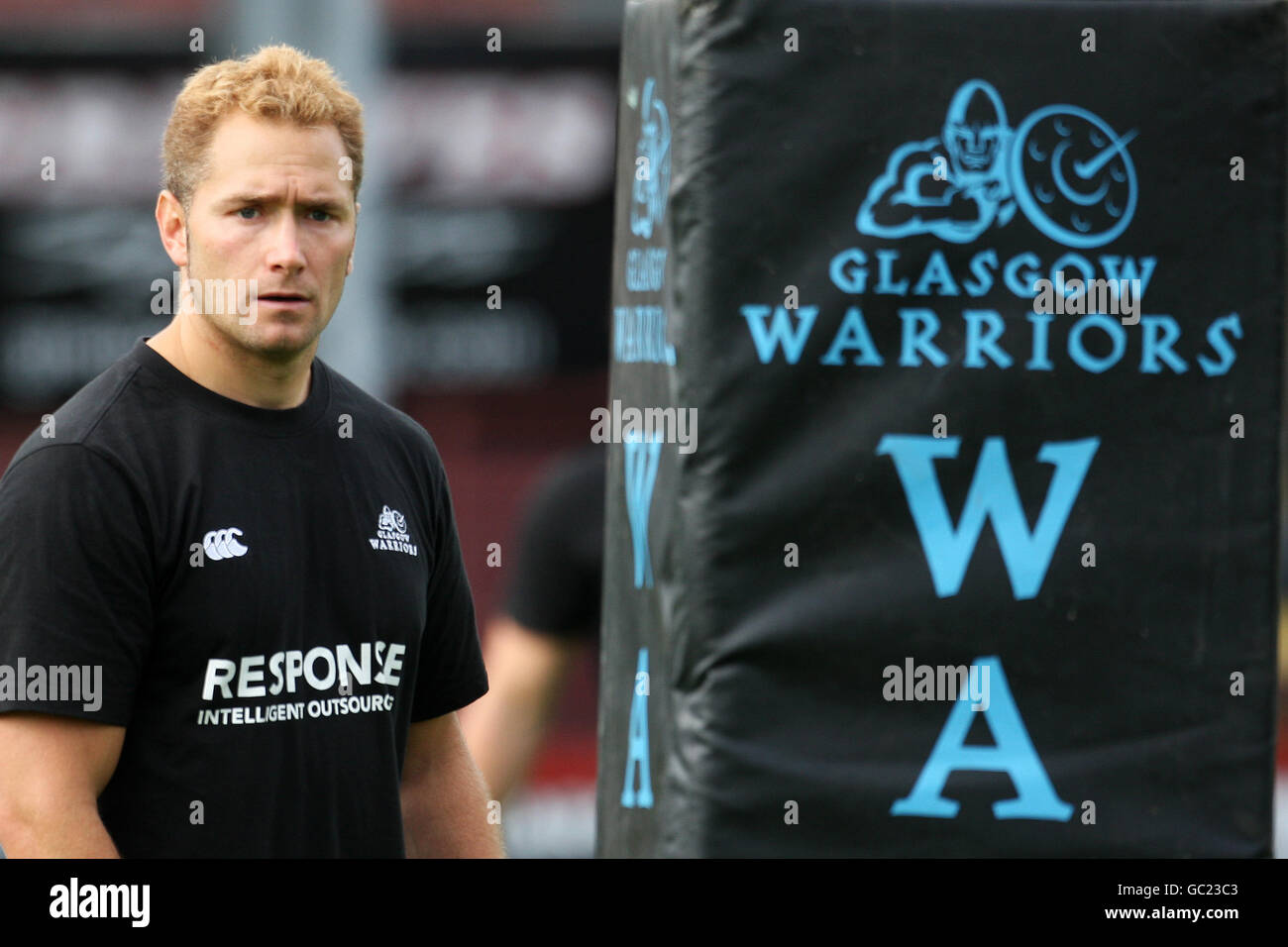Rugby - Glasgow Warriors Training Session - Firhill. Dan Parks, Glasgow ...