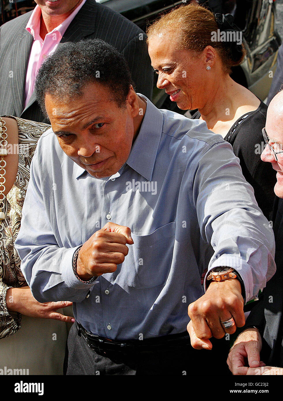 Muhammad Ali visits Ireland Stock Photo - Alamy