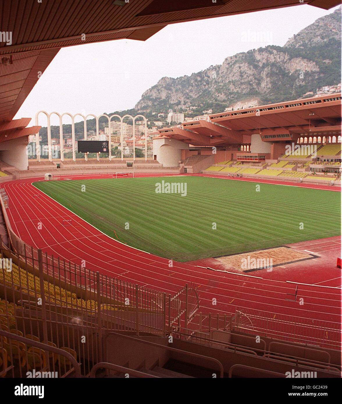 FRENCH SOCCER. STADE LOUIS II, AS MONACO STADIUM Stock Photo - Alamy