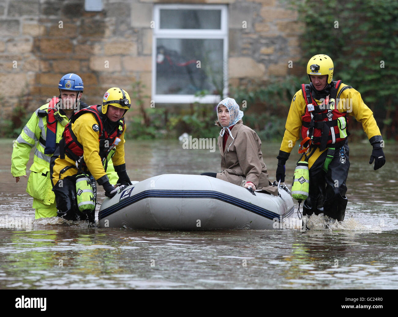 Flooding in Scotland Stock Photo - Alamy