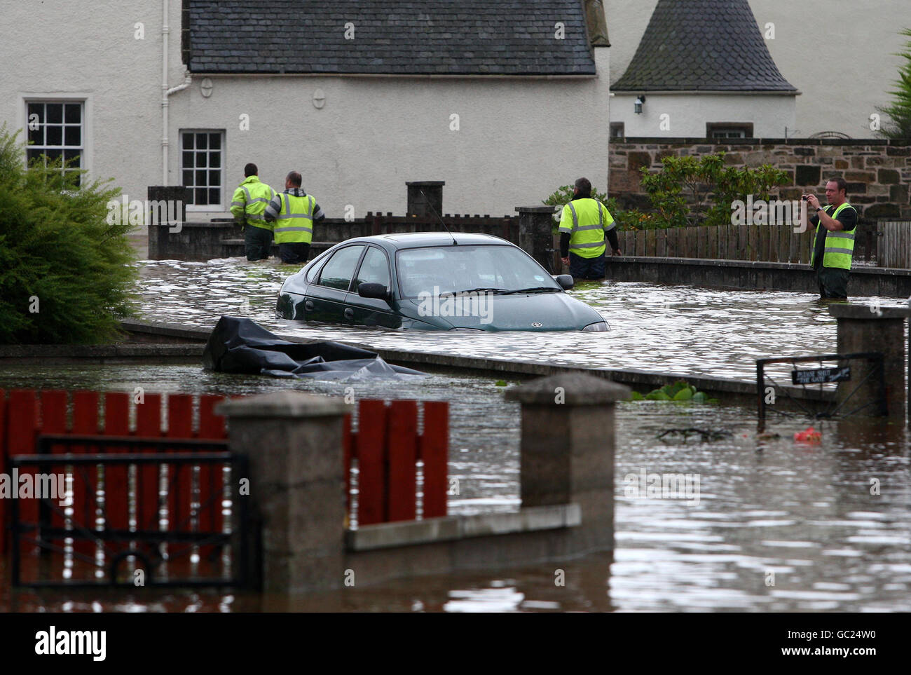Flooding in Scotland Stock Photo - Alamy