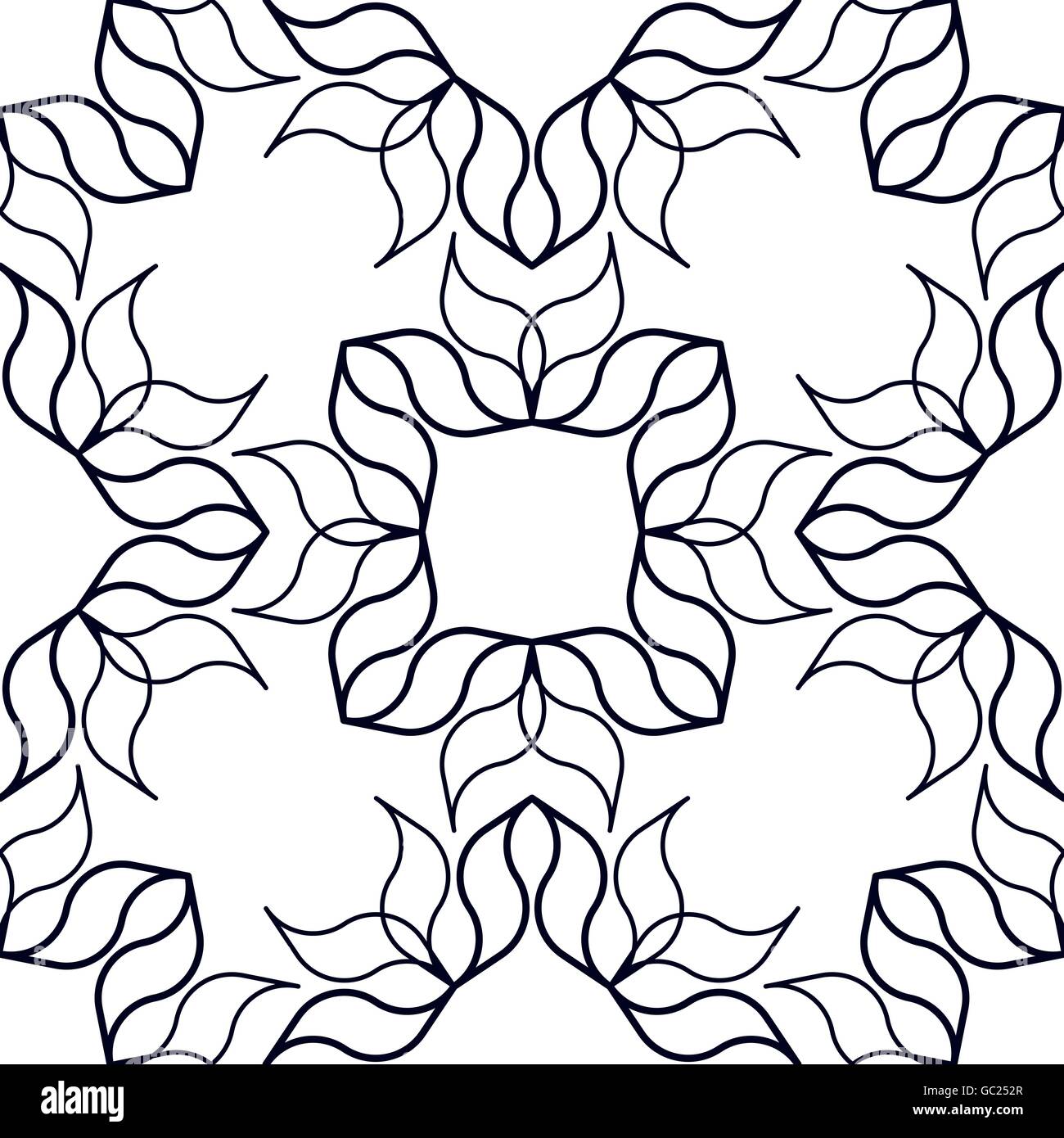 Interweaving seamless pattern abstract Stock Vector Images - Alamy