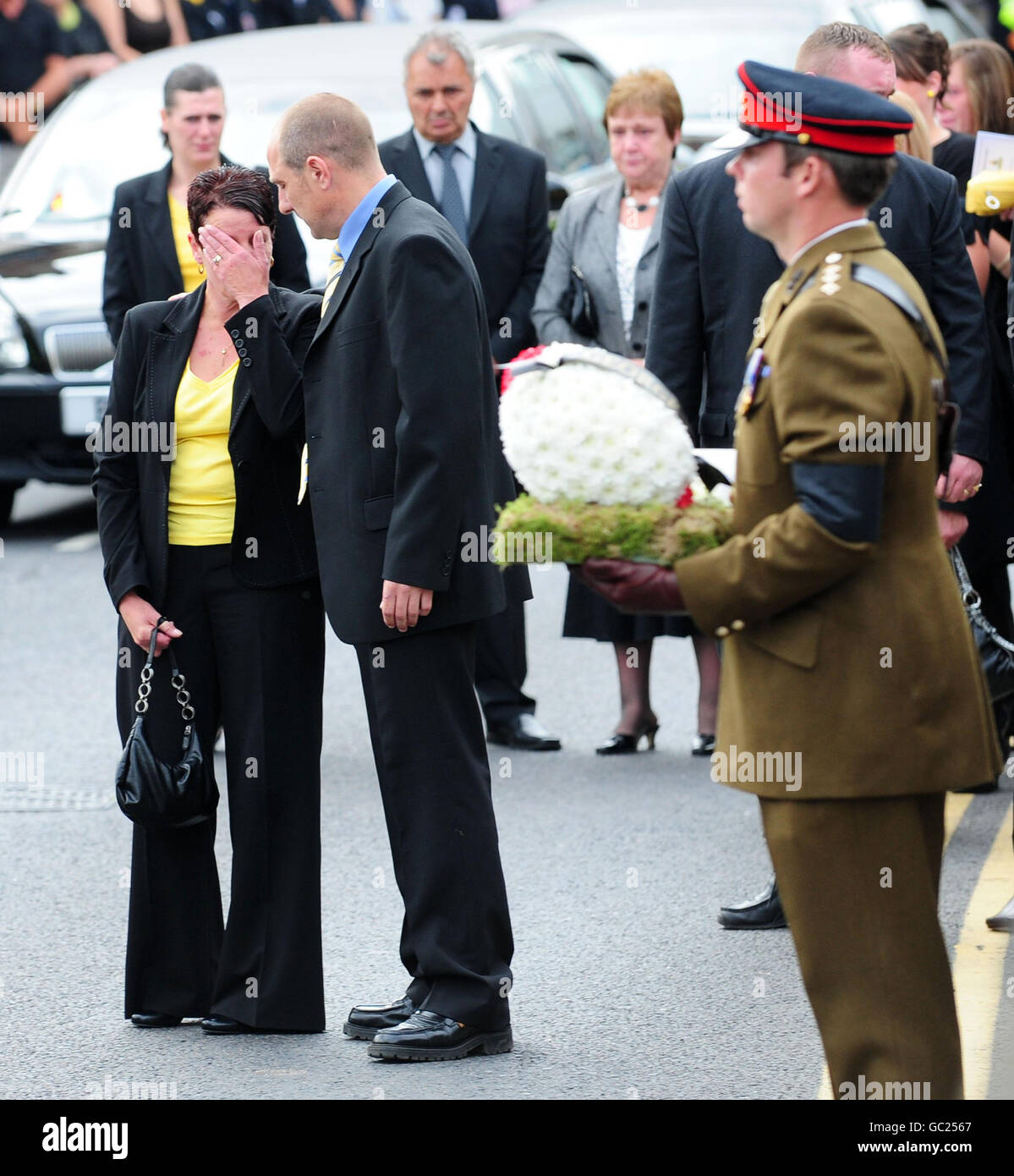The Funeral Service Was Held At All Saints Church High Resolution Stock ...