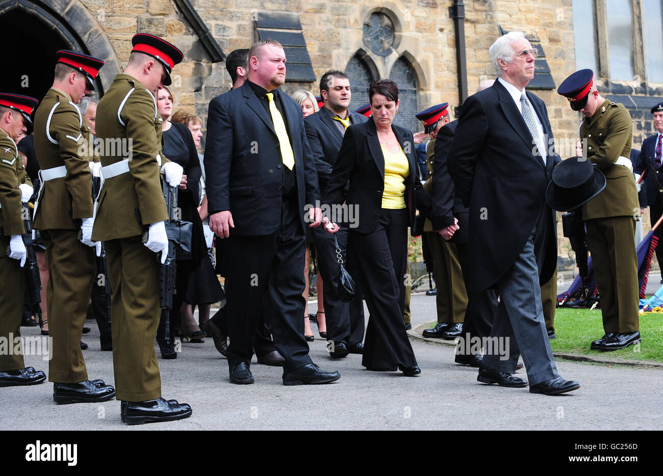 Dave and Lynn Hodson, stepfather and mother of Bombardier Craig Hopson ...